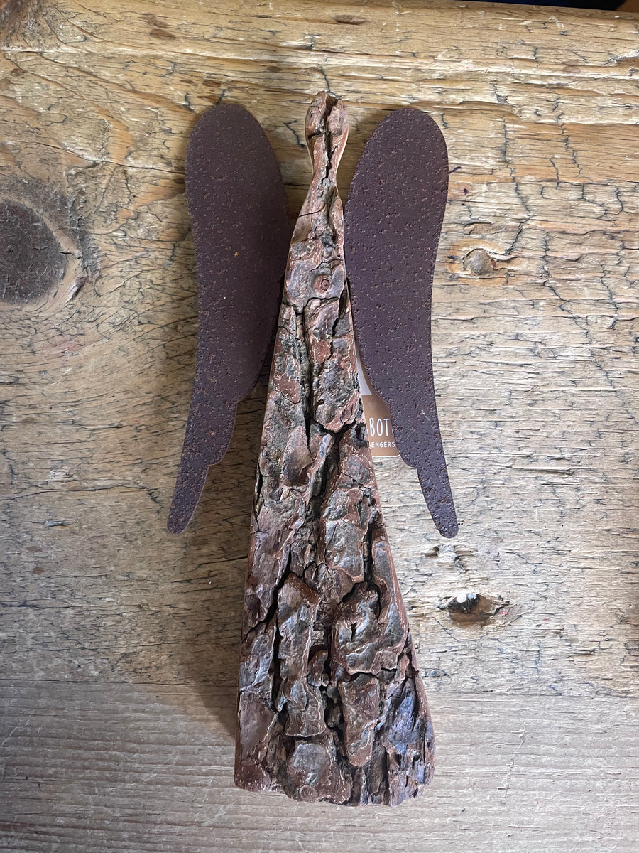 Waldfabrik Bark Angel with Metal Wings 20cm – Epoche